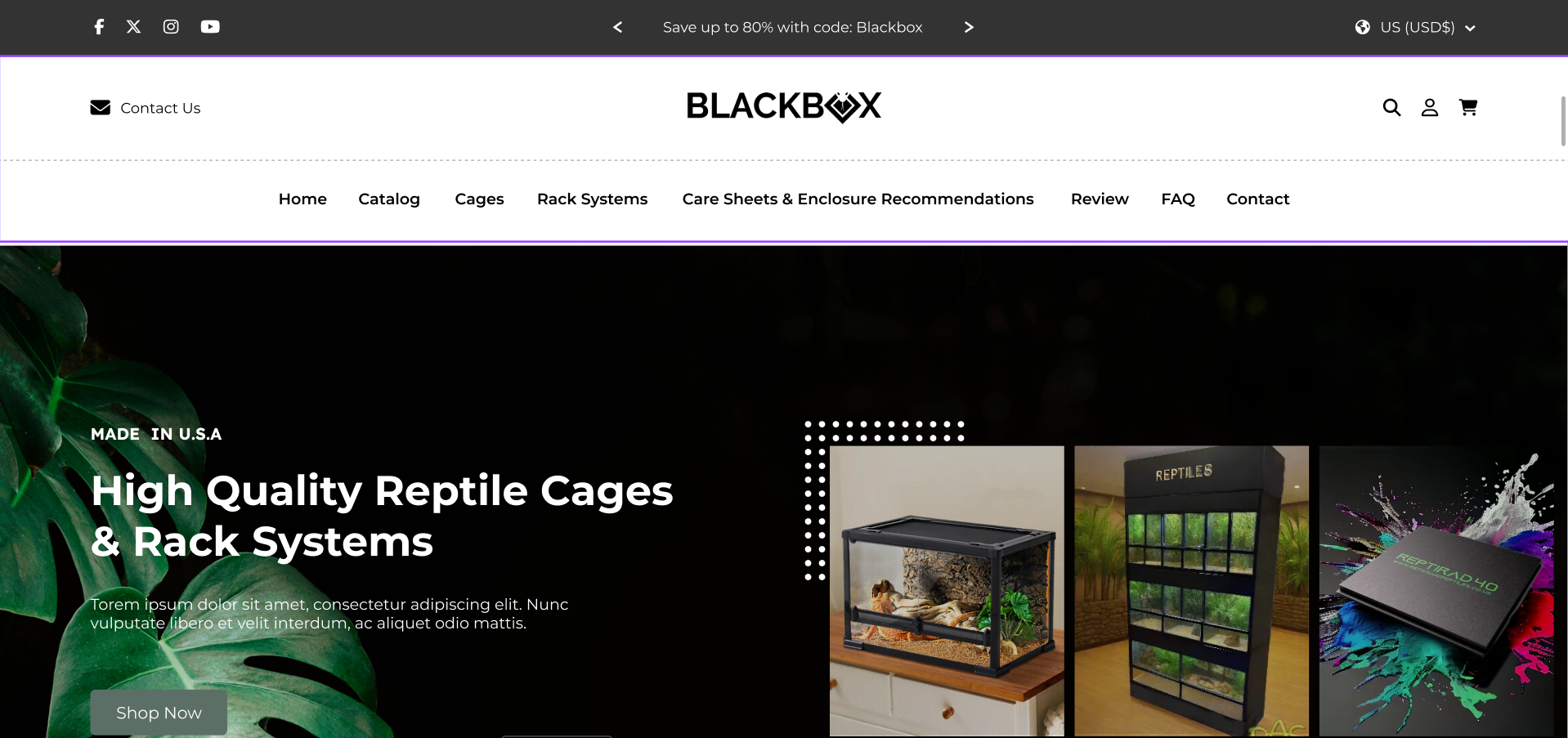 Designing a Custom UI for Reptile Cage Configuration – BlackBox USA – Techtuitions